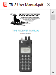 TR-8 Scanning Receiver | Telonics Inc.
